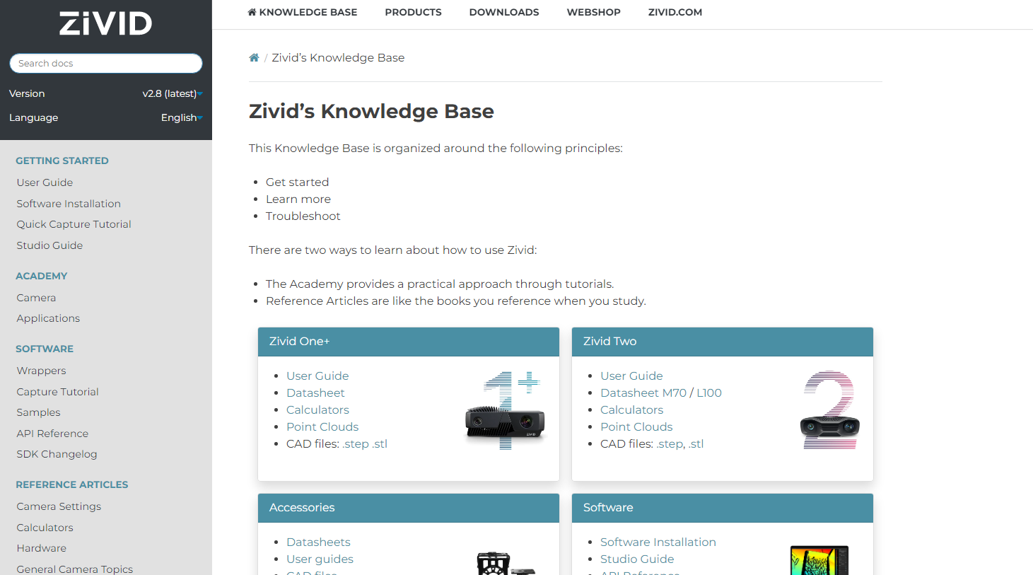 Zivid SDK for developers, by developers