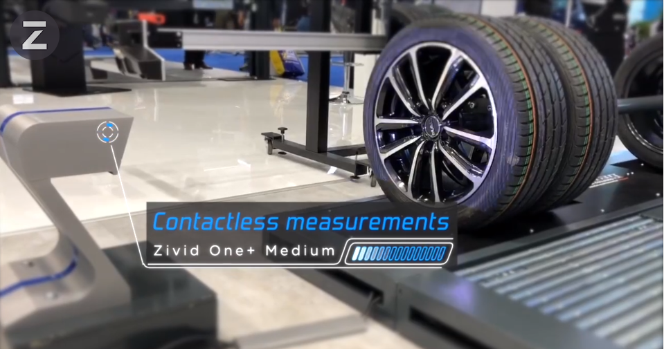 Machine vision system for contactless vehicle inspection