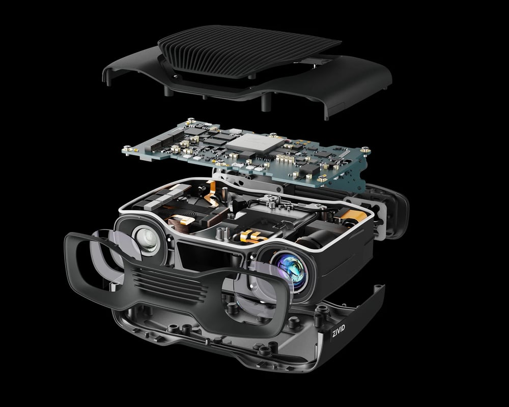 Shock resistant industrial 3D cameras for robotic pick place - Zivid