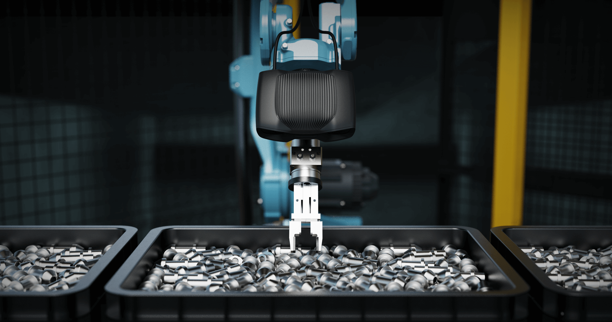 Industrial 3D cameras for random bin picking, logistics, machine ...